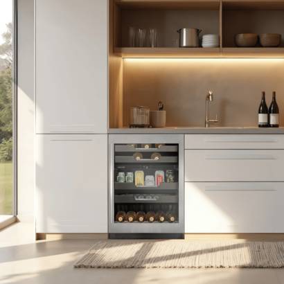 Marathon M4-D250SS Dual Zone Wine And Beverage Cooler